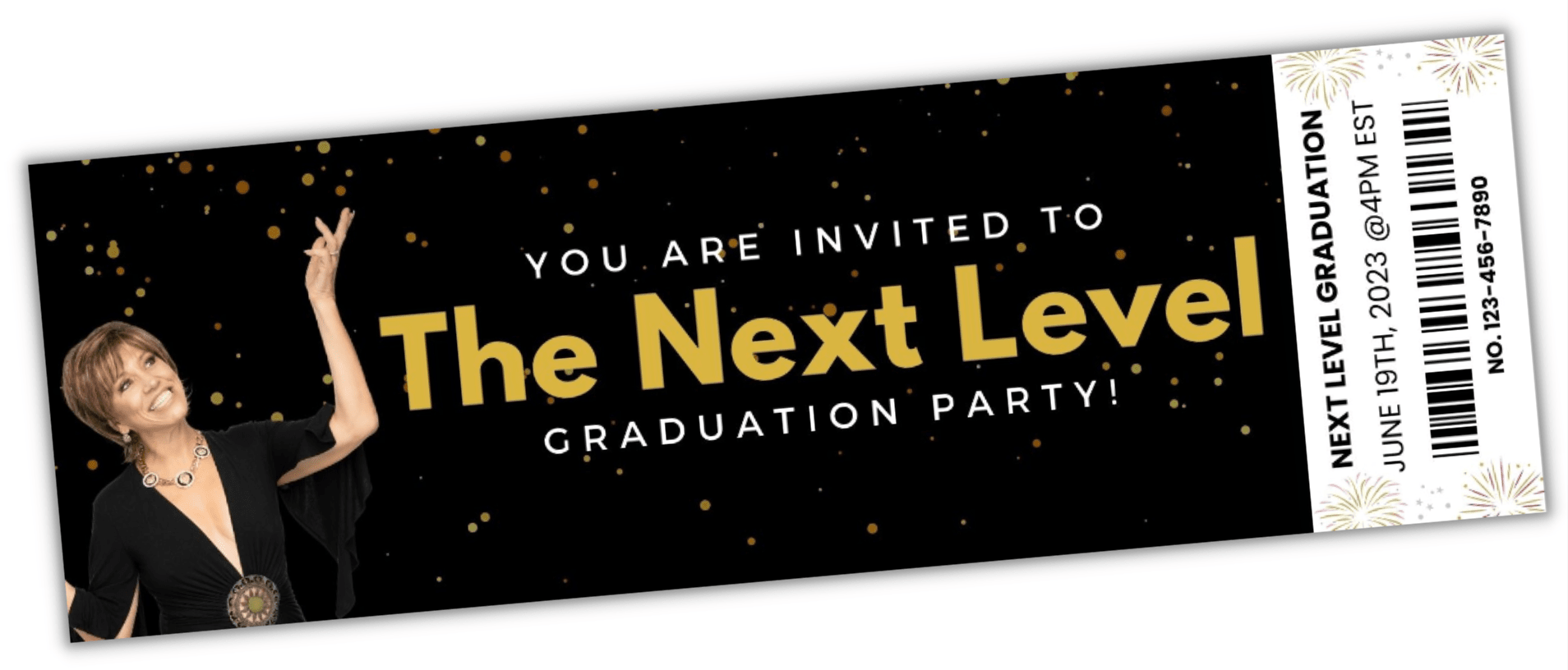 Next Level Graduation Invitation